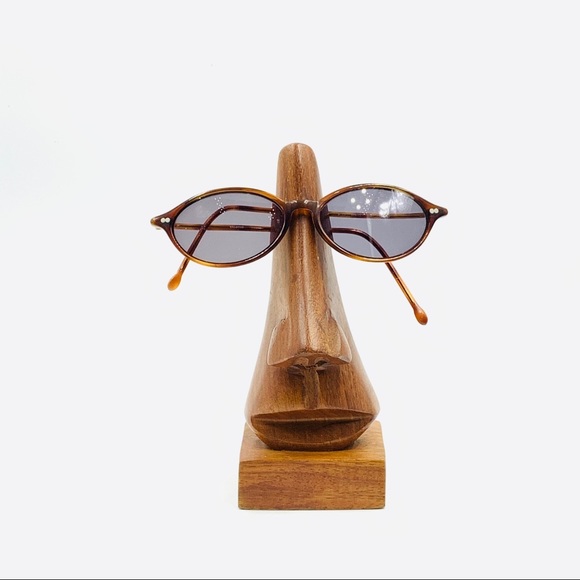 H by Halston | Accessories | Vintage Halston H77 Brown Oval Sunglasses ...